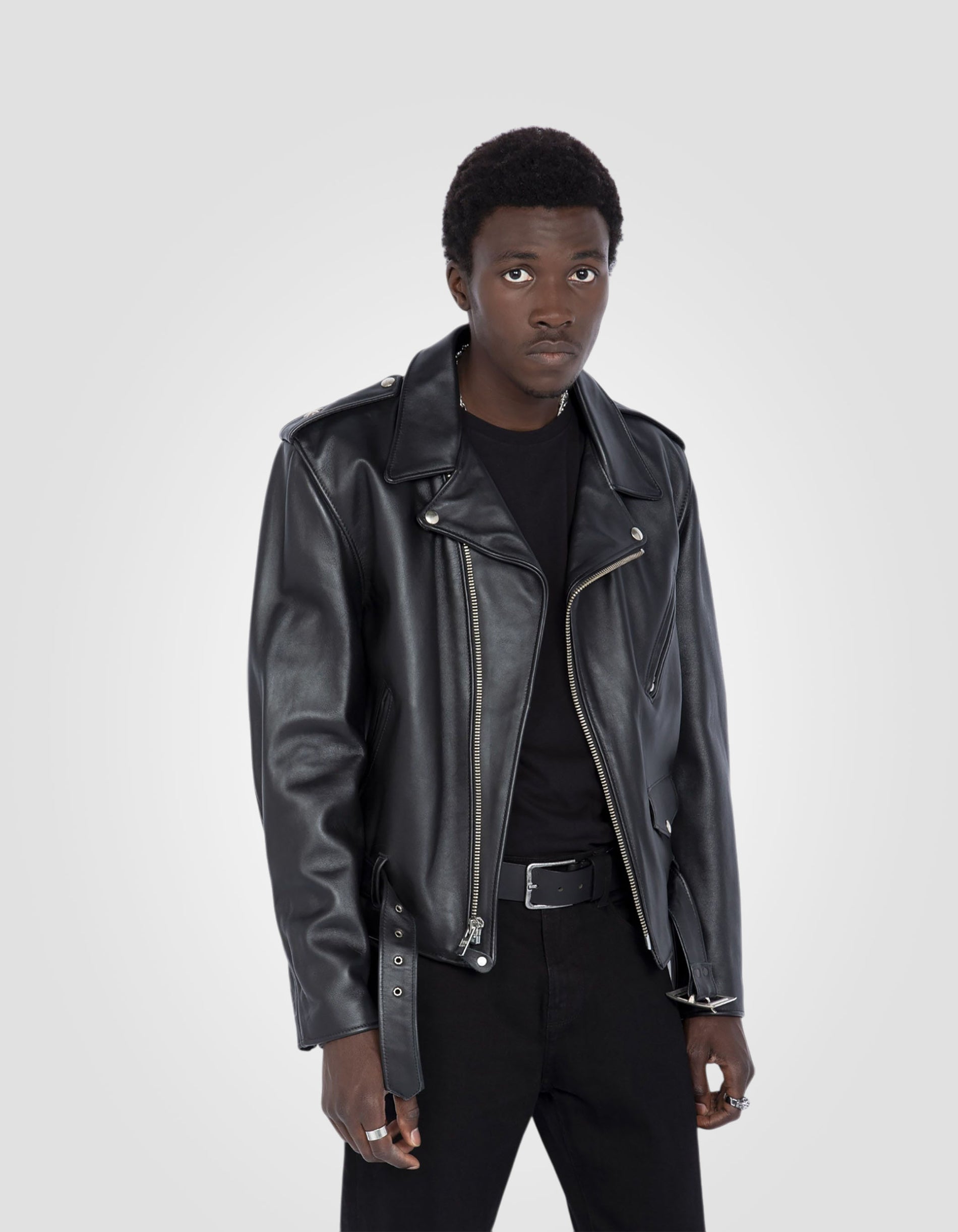 Black perfecto® jacket legendary Star USA, cowhide - 613 | Schott NYC®