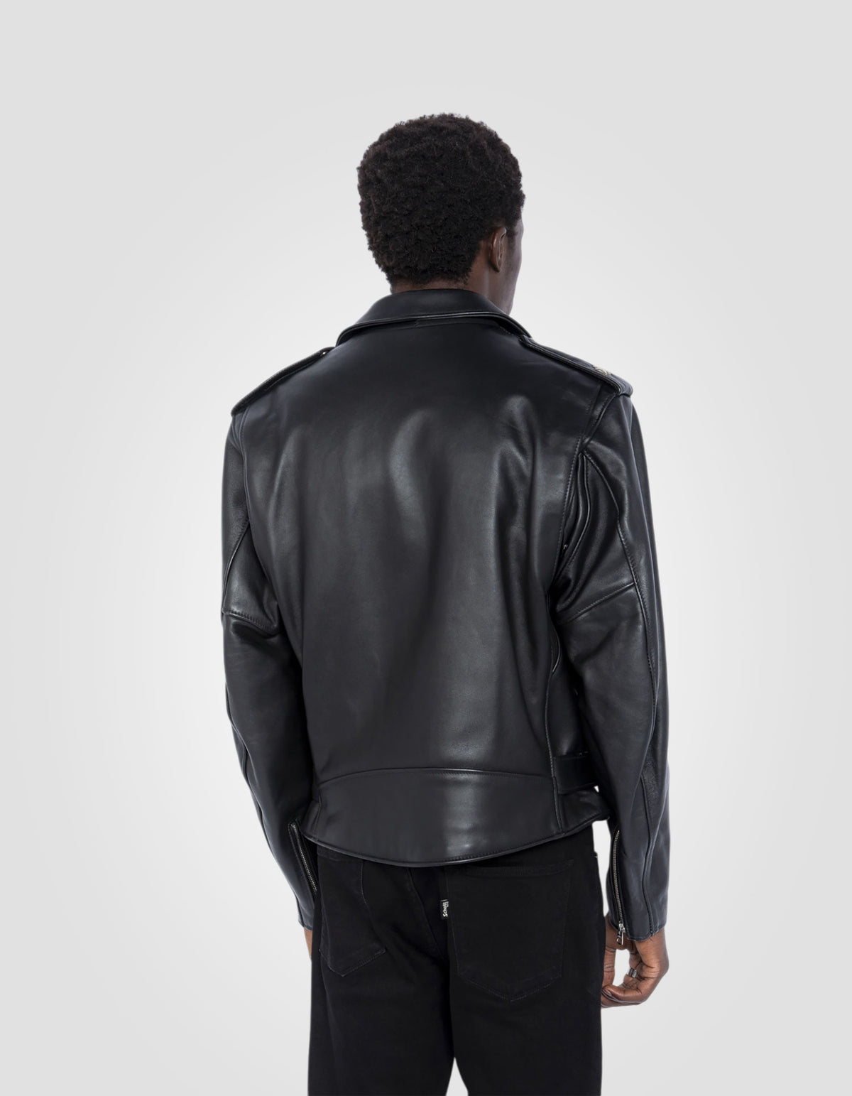 Black perfecto® jacket legendary Star USA, cowhide - 613 | Schott NYC®